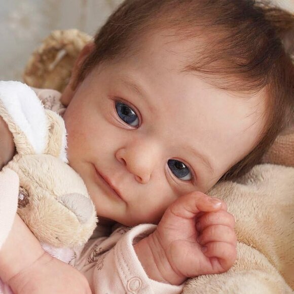 Toys | 17 Realistic And Cute Reborn Baby Girl With Bright Eyes Brown ...